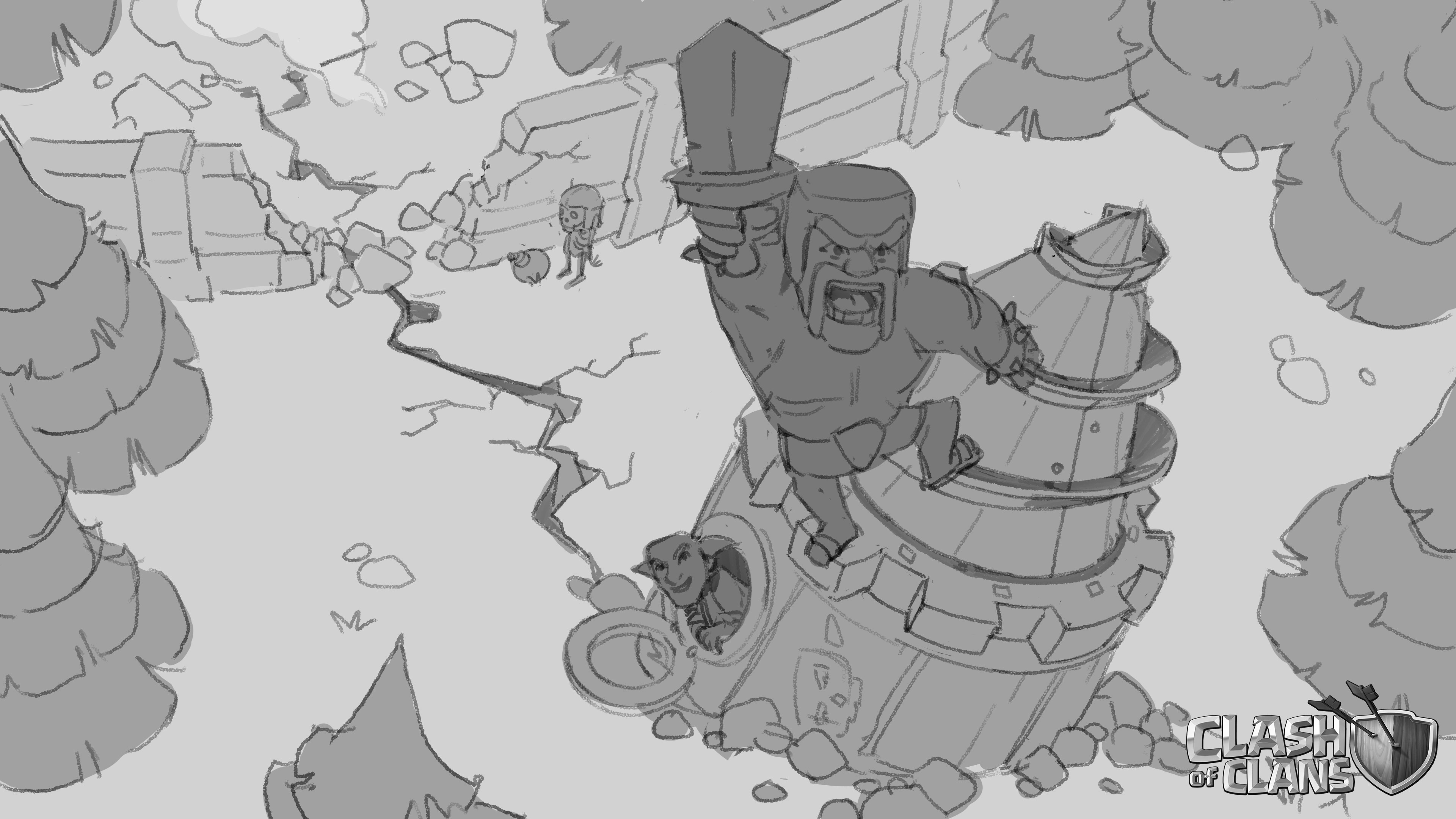Clash Of Clans Drawing