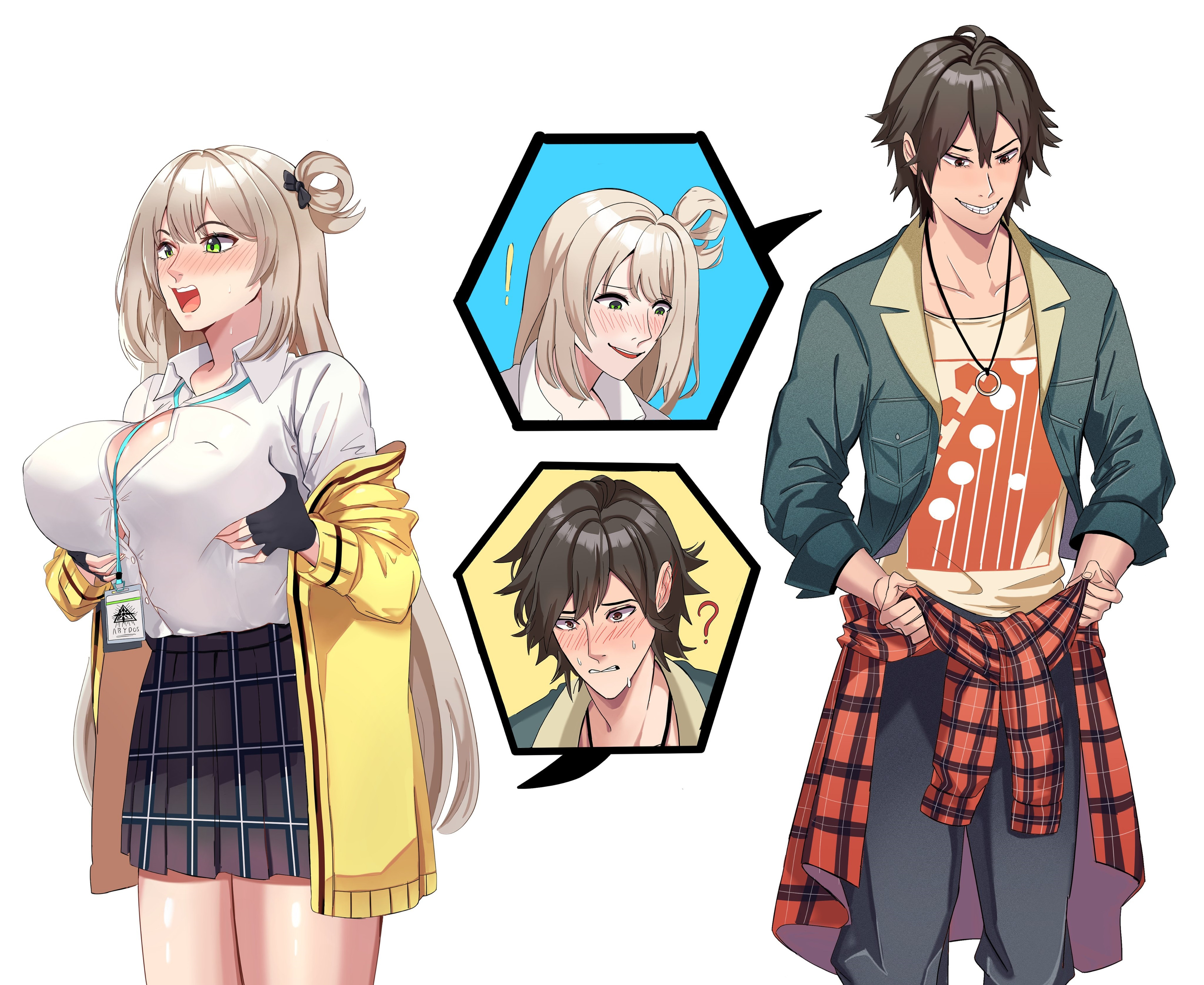 Avetetsuya Studios - anime sexy girl and boy commissions sample