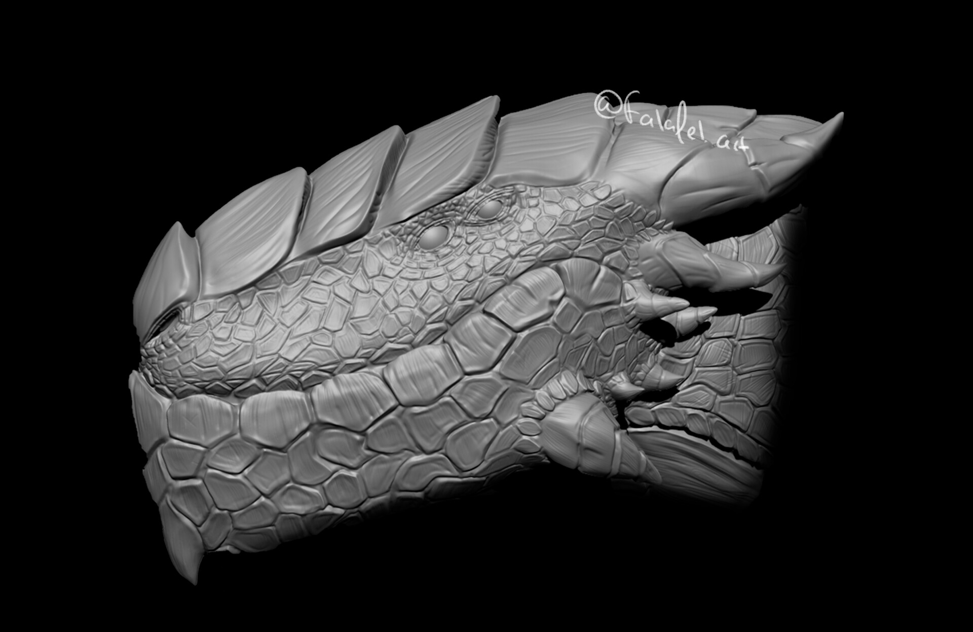 ArtStation - Dragon Bust