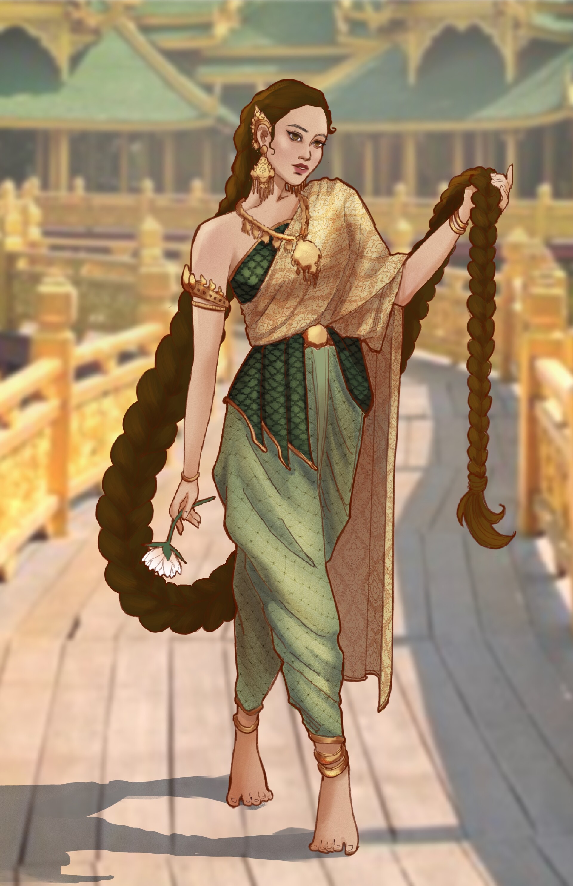 ArtStation - Rapunzel Costume Redesign