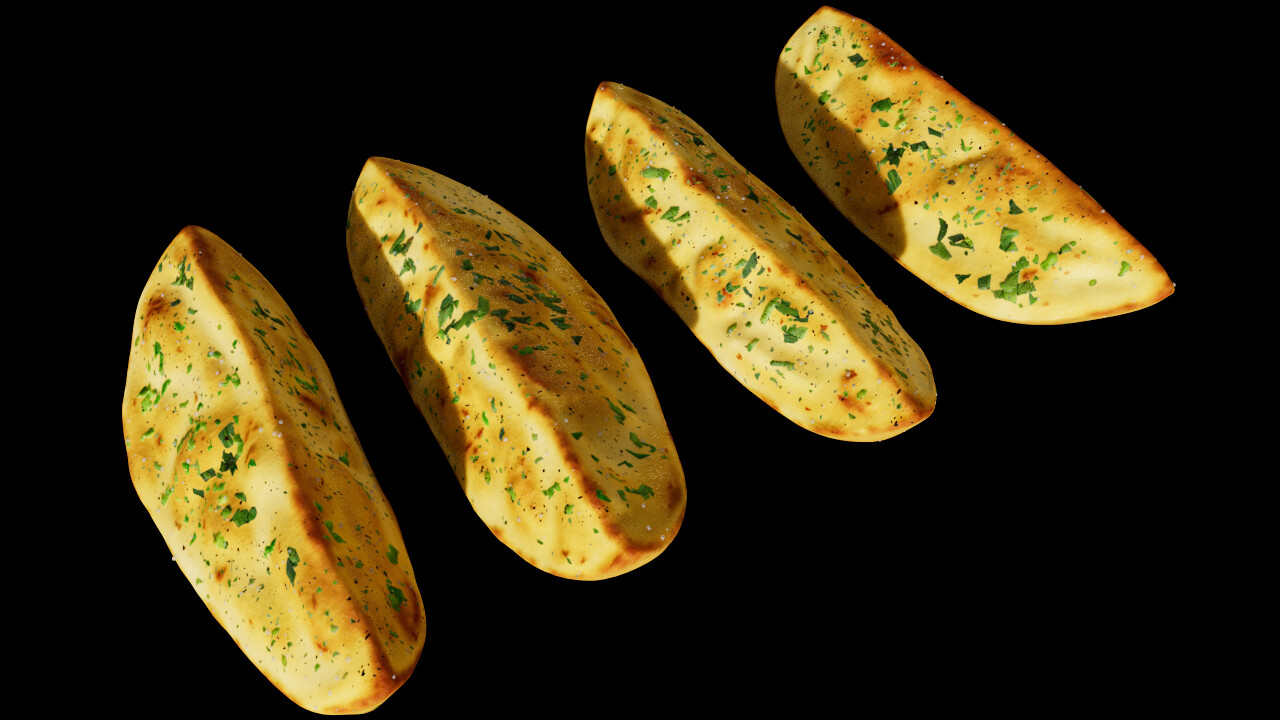 ArtStation - Baked Potatoes Prop