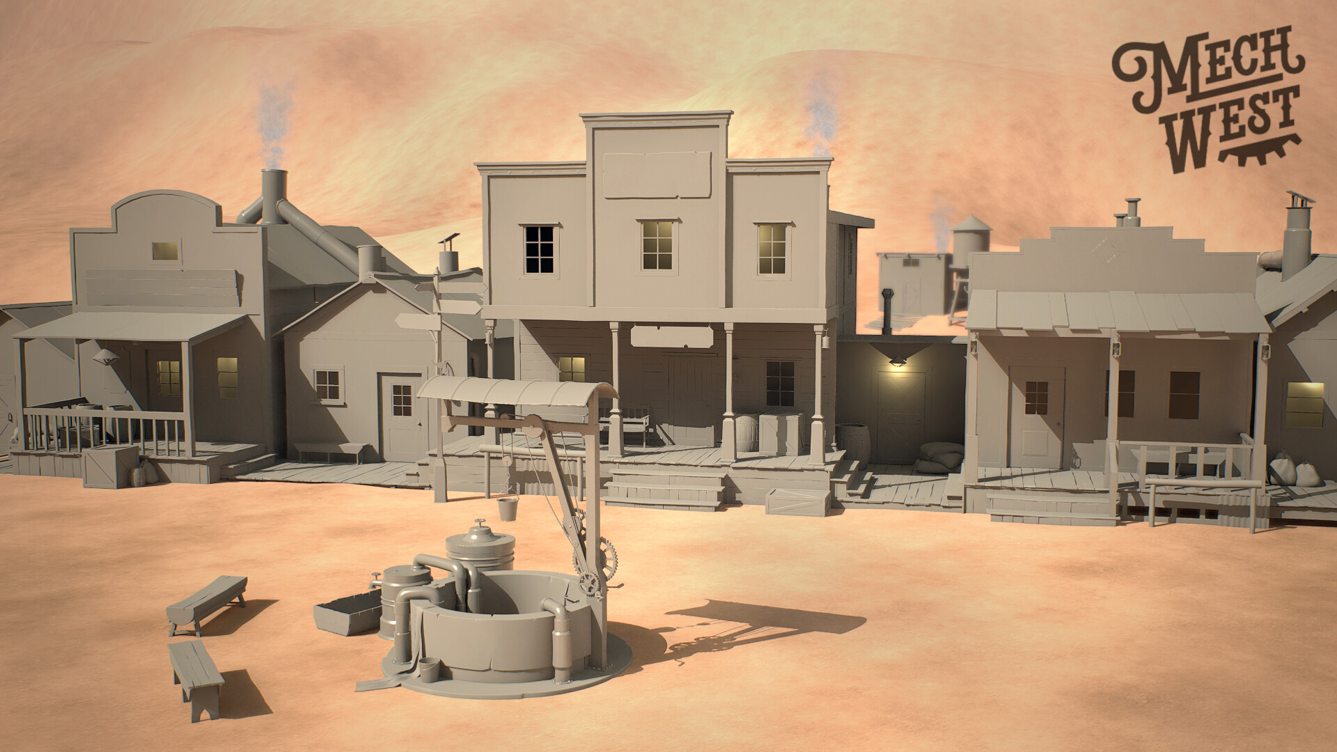 ArtStation - MechWest - Well