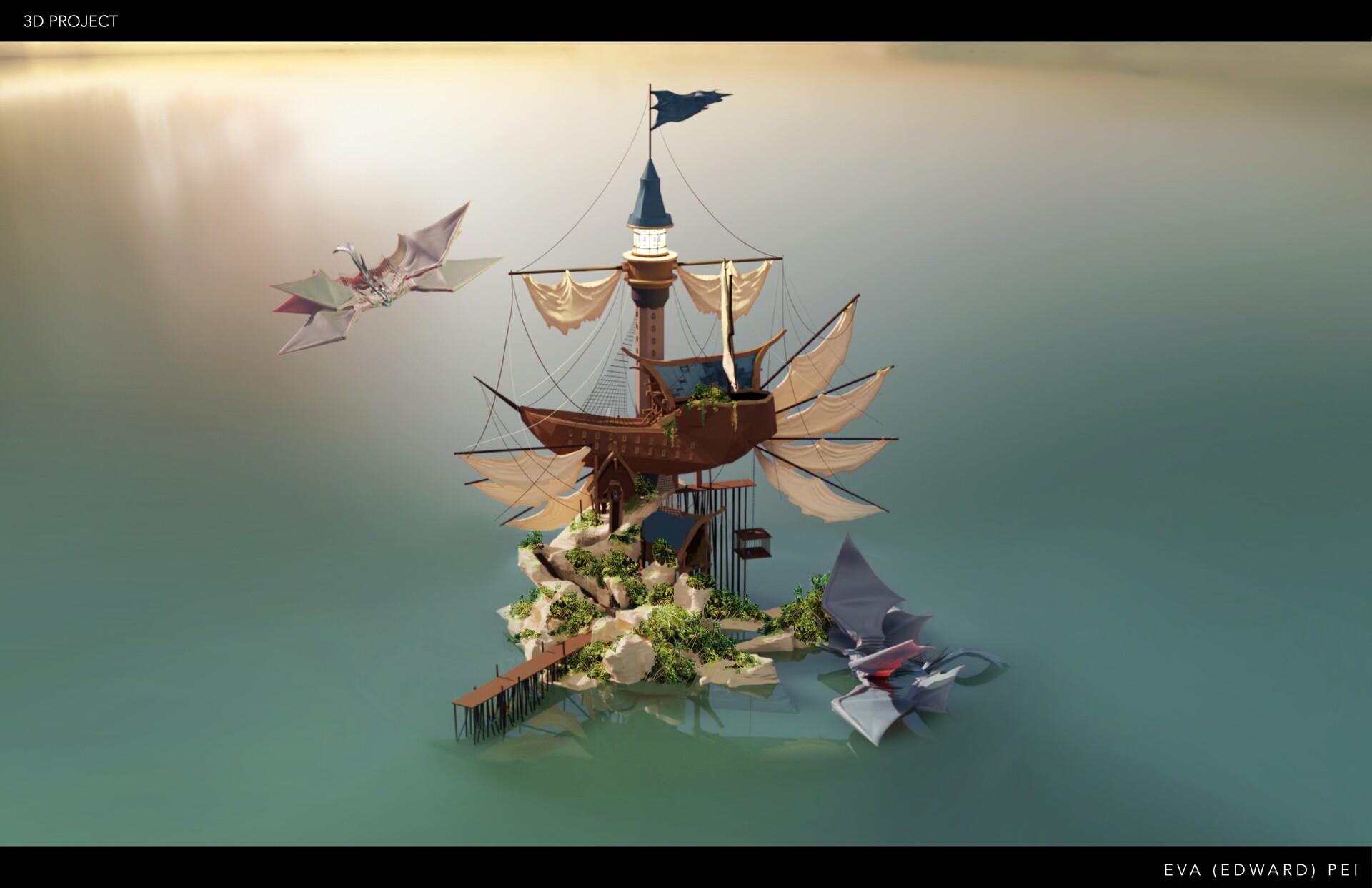 ArtStation - Basic 3d Environment