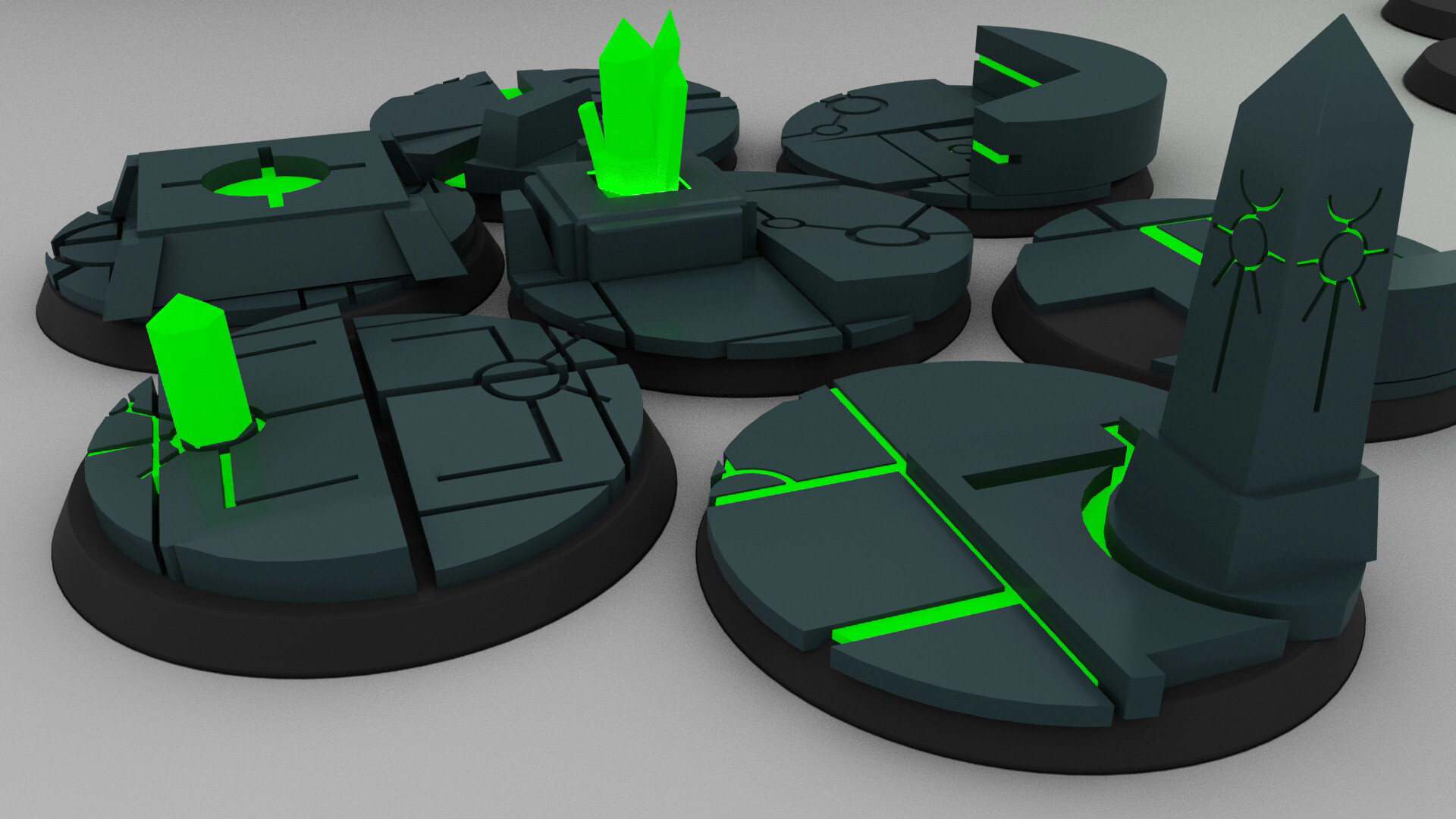 Peter Minneci - Warhammer 40K Necron Bases STL