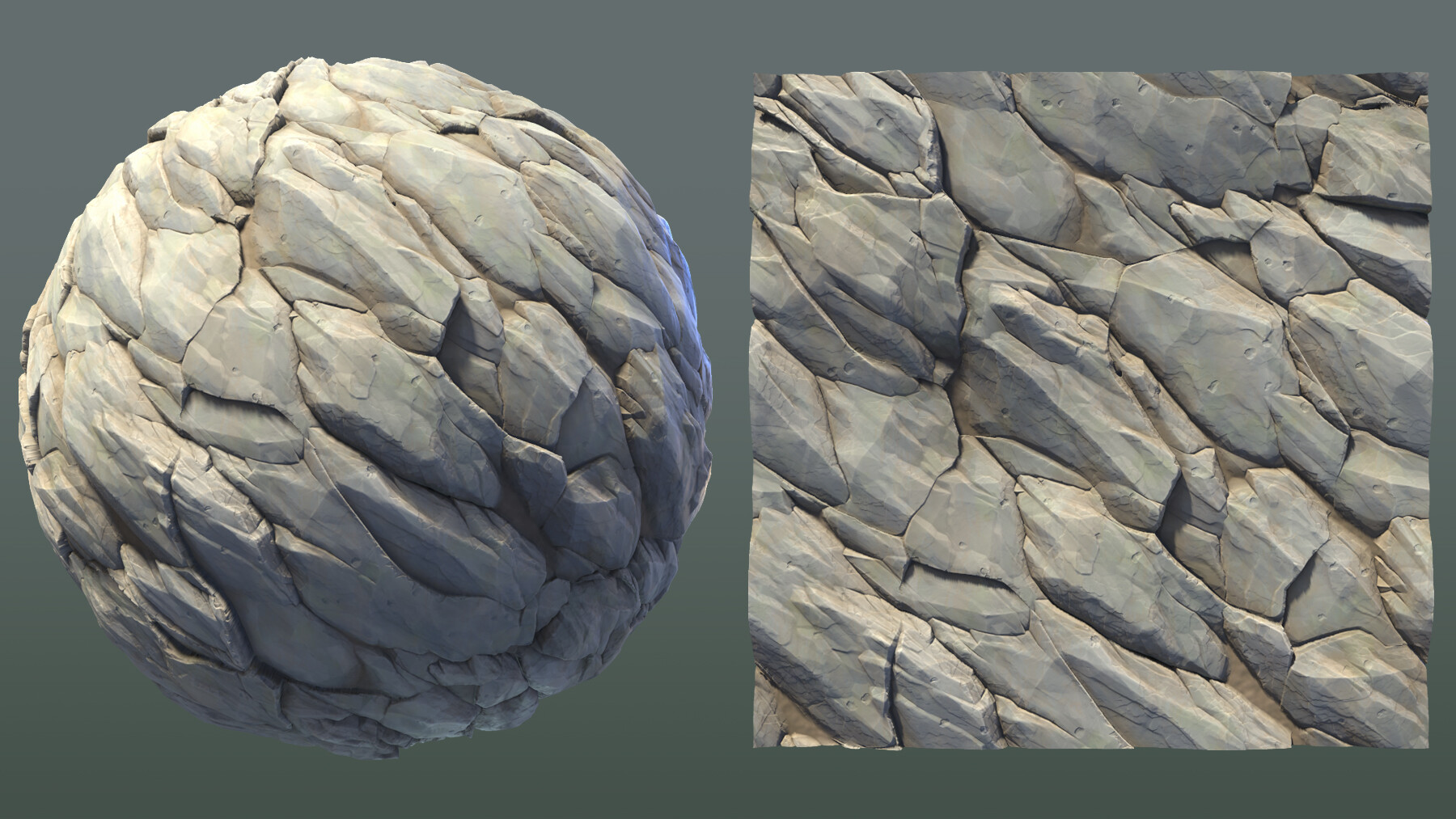 Bo Kyung Park - Stylized Rock Grassy Tile