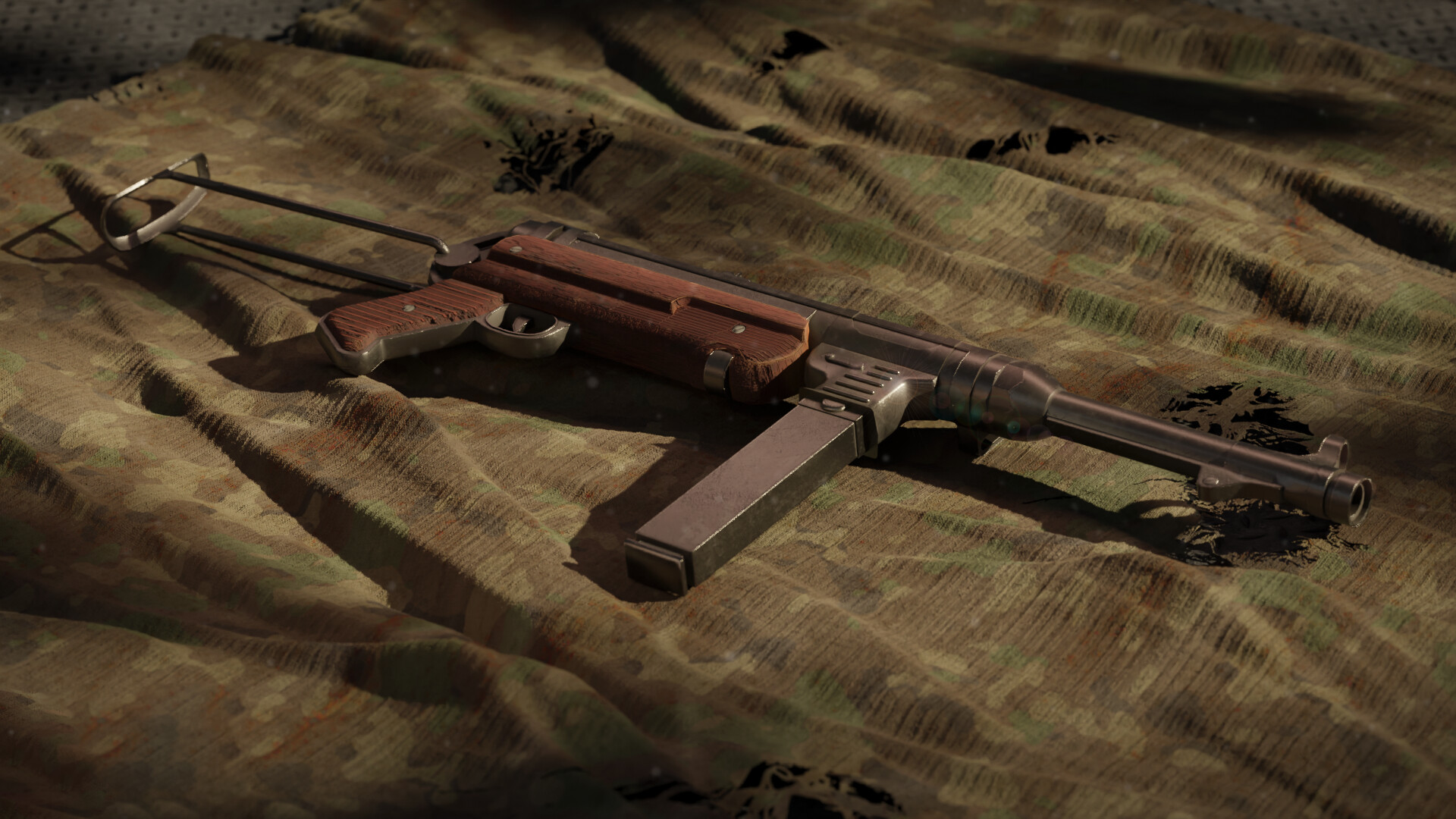 ArtStation - MP 40 (Game Ready)