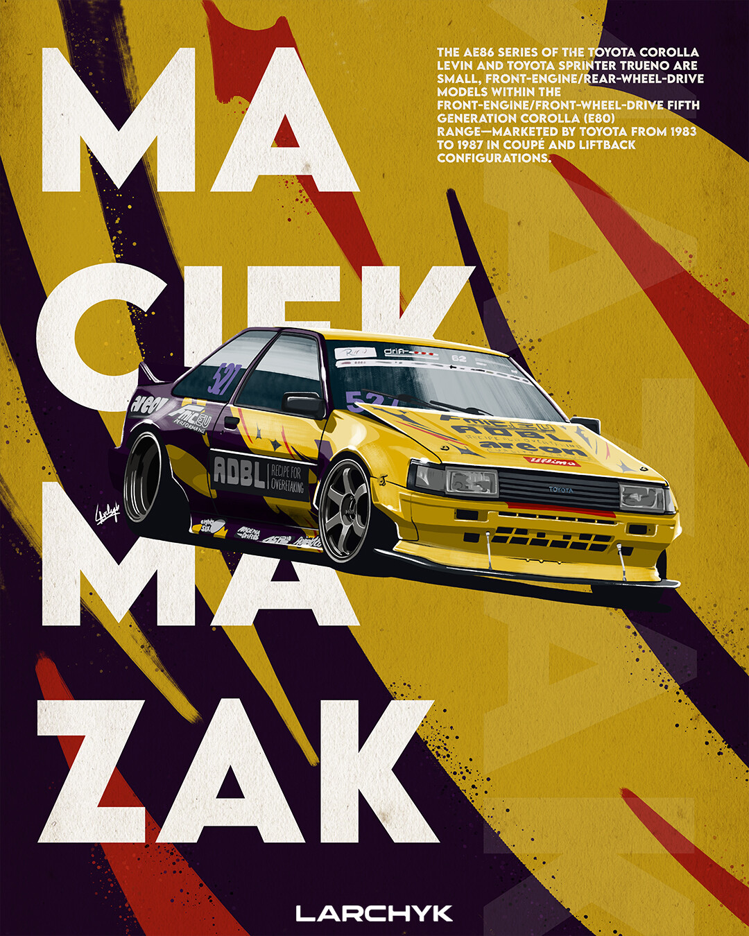 ArtStation - Toyota AE86