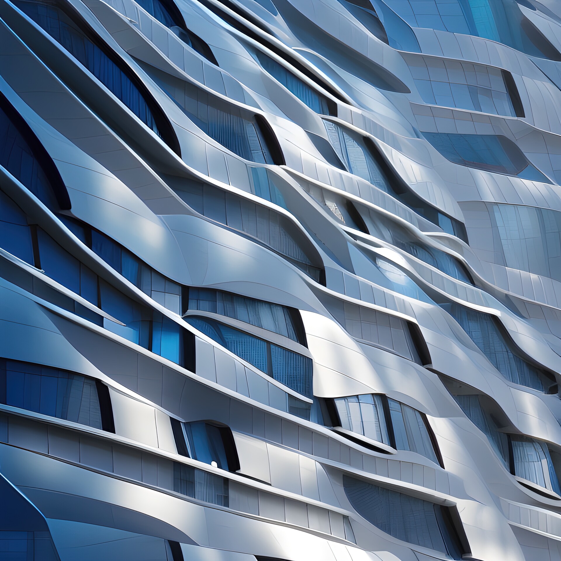 ArtStation - Parametric futuristic building - generative ai