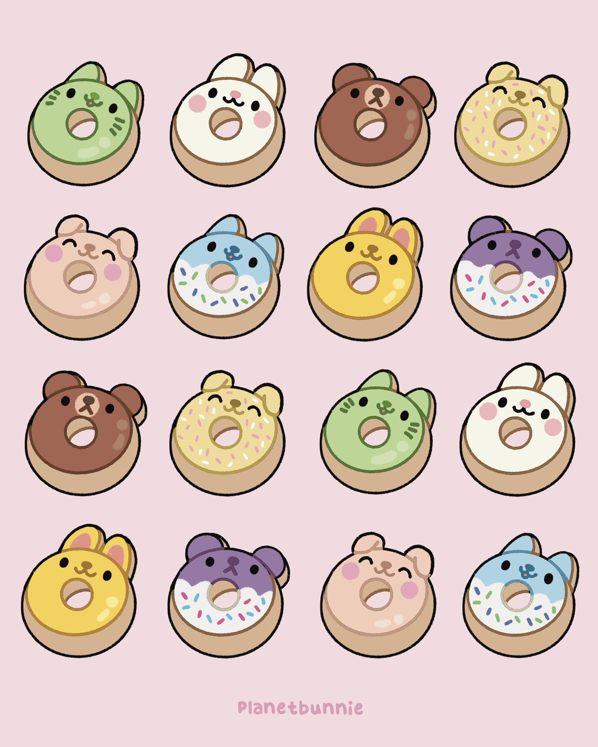 ArtStation - Animal Donuts