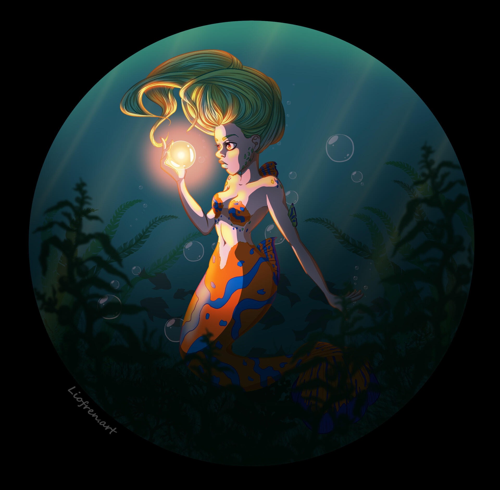 ArtStation - Mandarin Mermaid