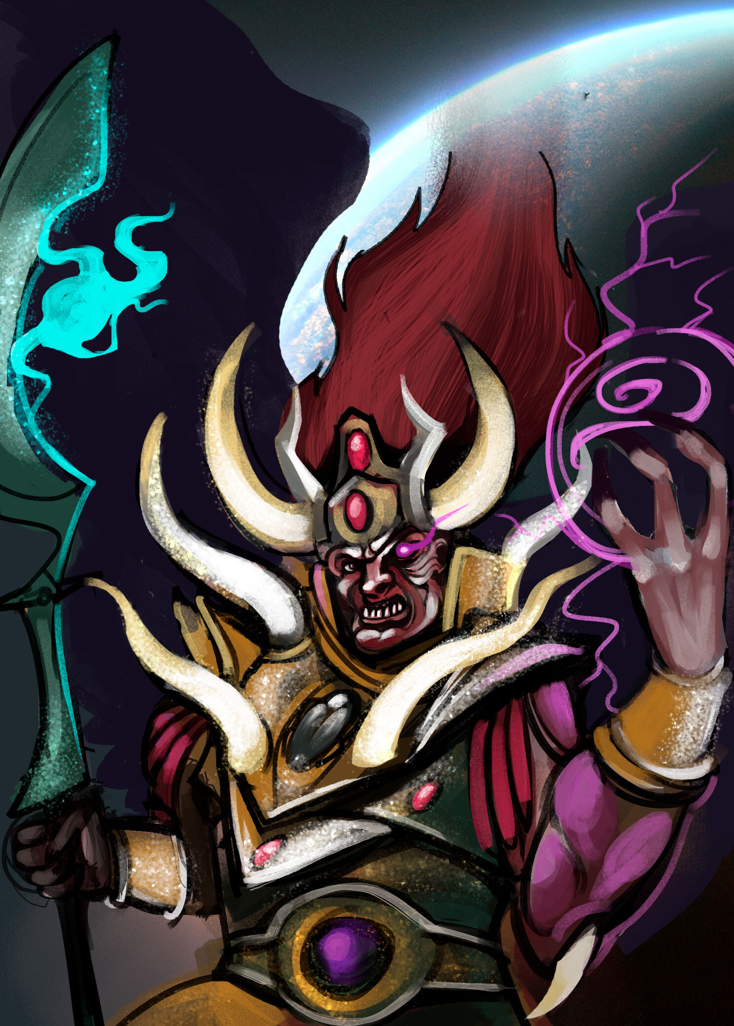 ArtStation - Magnus Red Wh40k