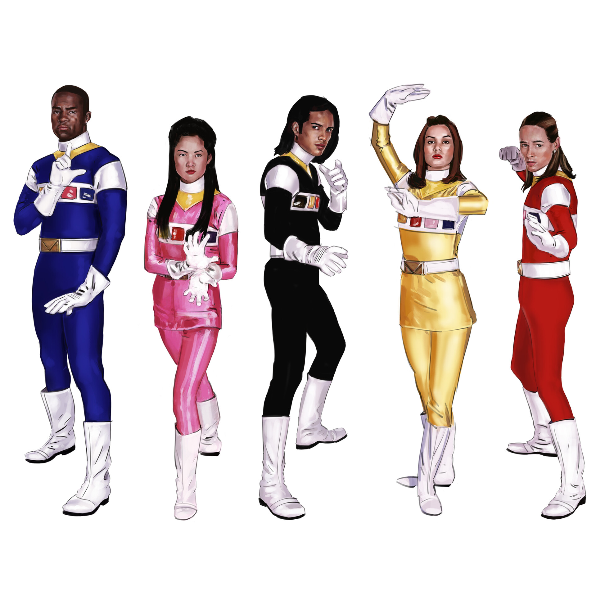 Power Rangers In Space Cast