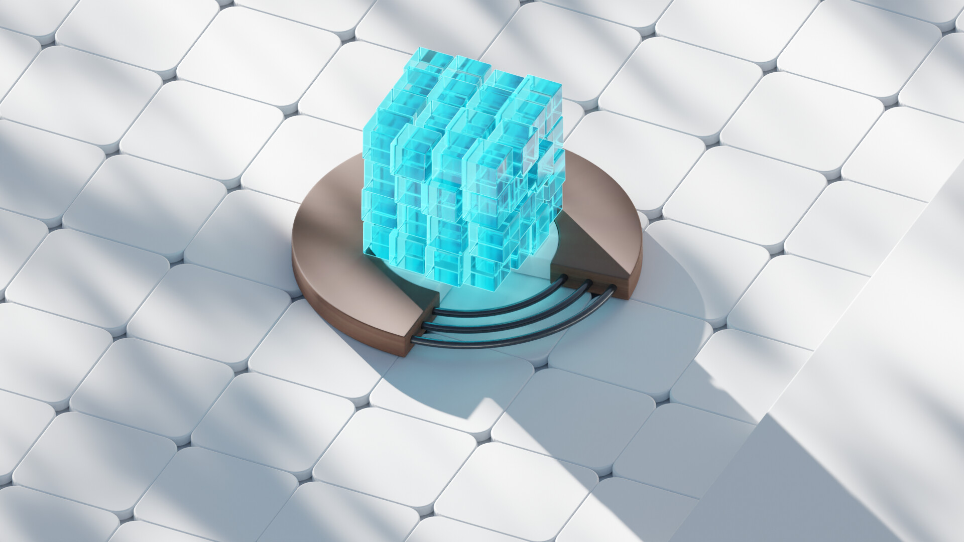 ArtStation - cubed glass art