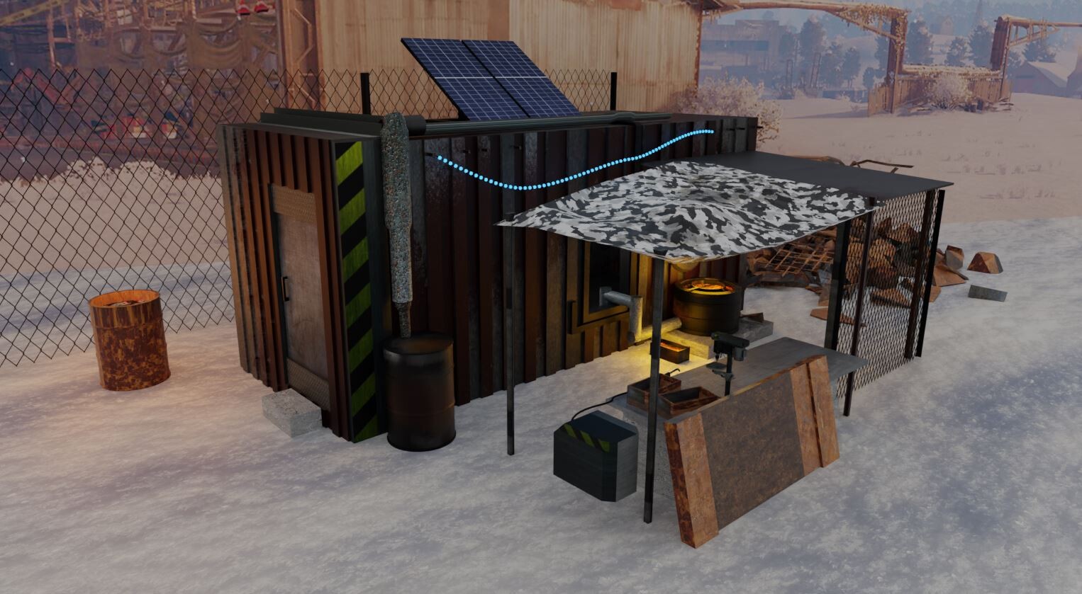 ArtStation - Container House from Crossout