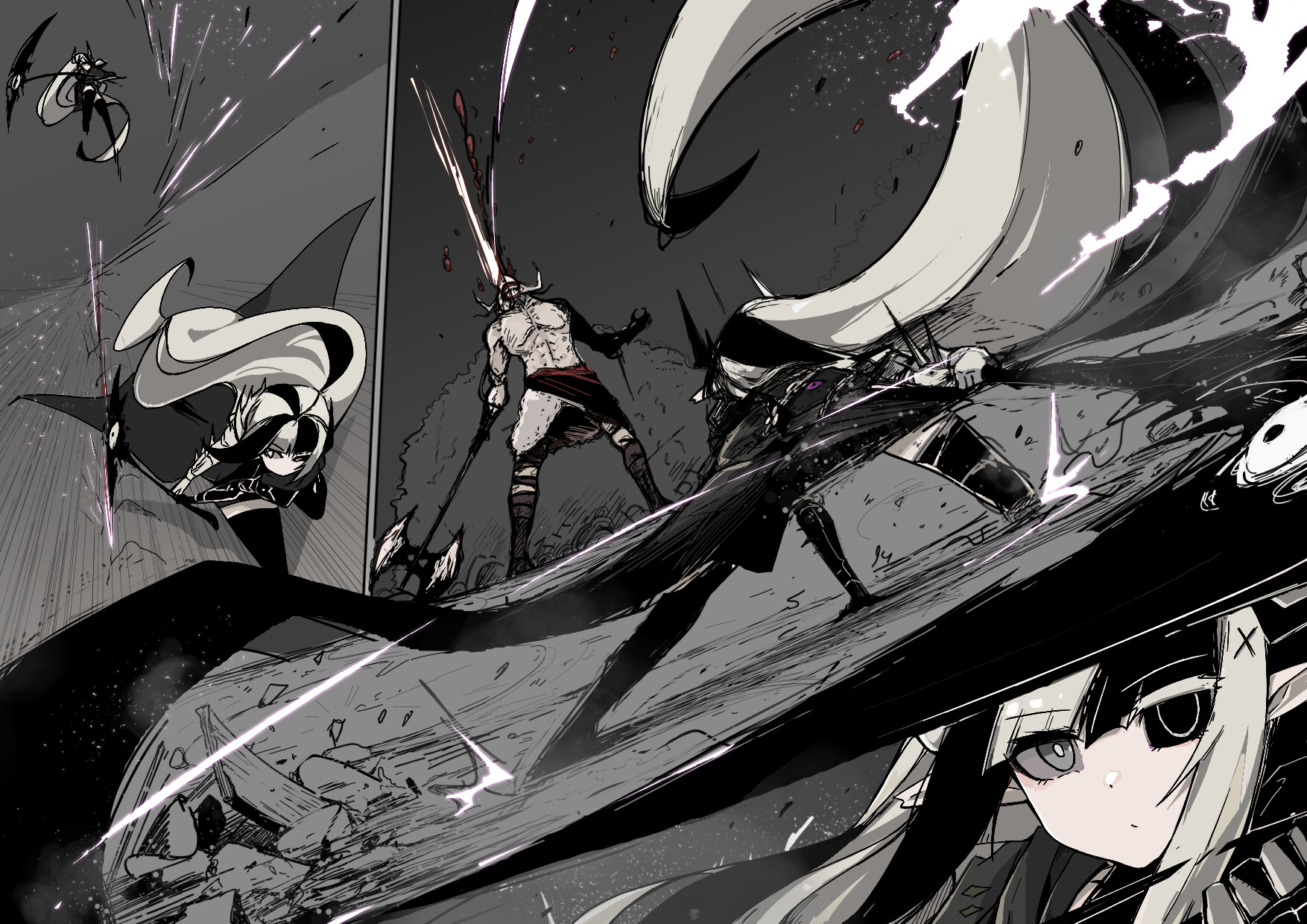 ArtStation - webtoon / comic page sample