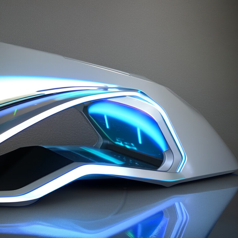 ArtStation - Futuristic laptop (style of future, style of futurism)