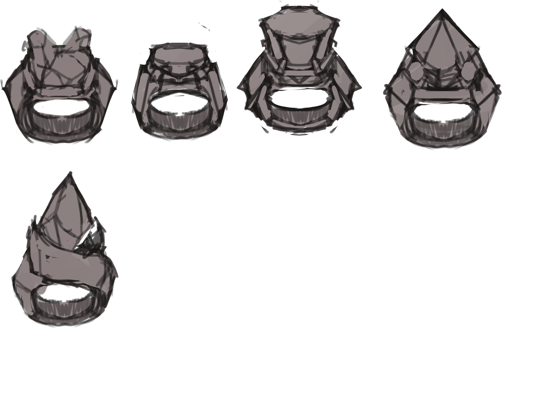 ArtStation - Final Fantasy Inspired Ring Prop Designs