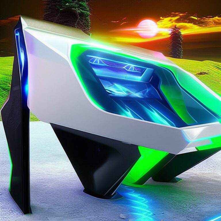 ArtStation - Futuristic xbox one (style of future, style of futurism)