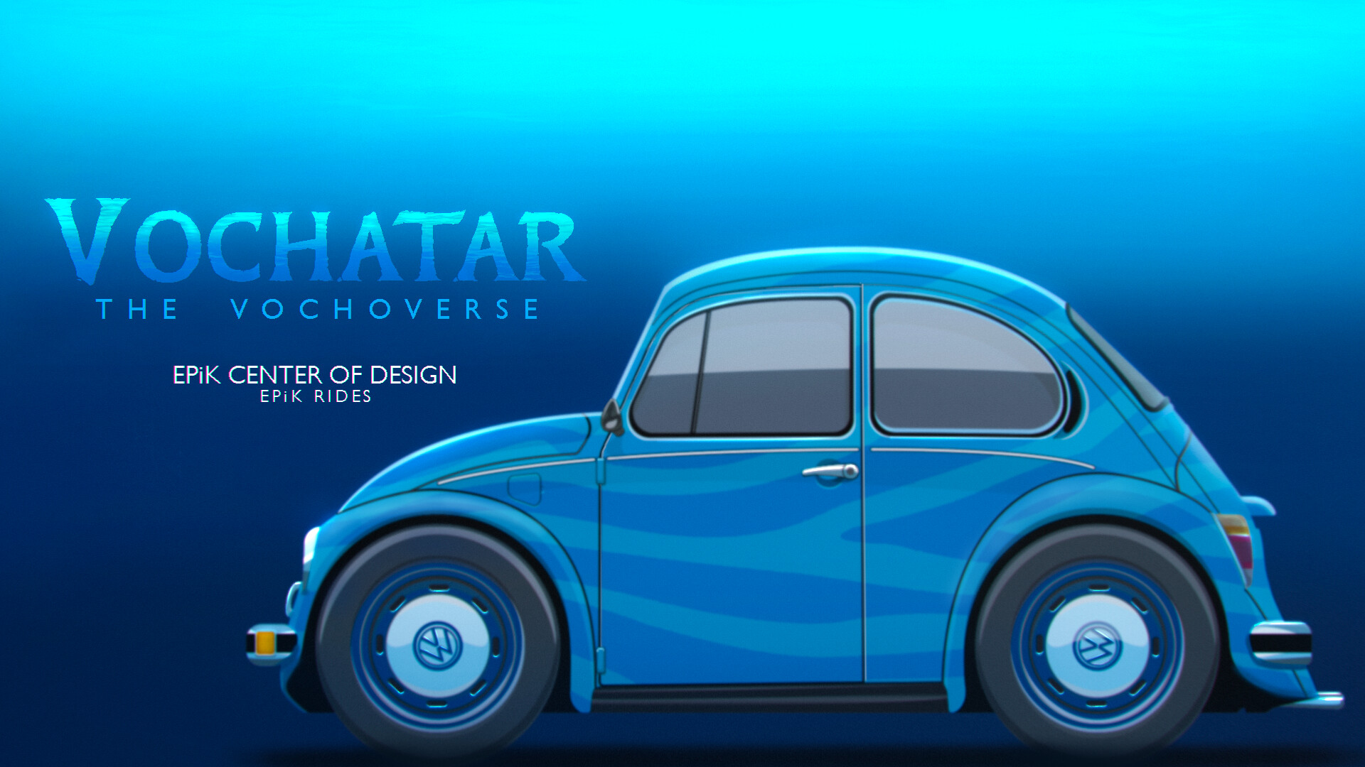ArtStation - Tooned Volkswagen Beetle mix with Avatar The way of water ...