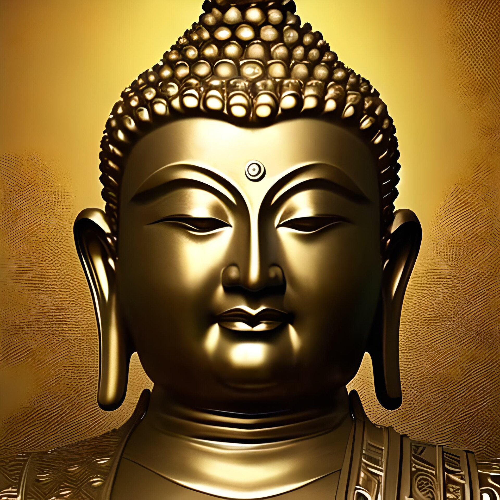 ArtStation - Smiling buddha