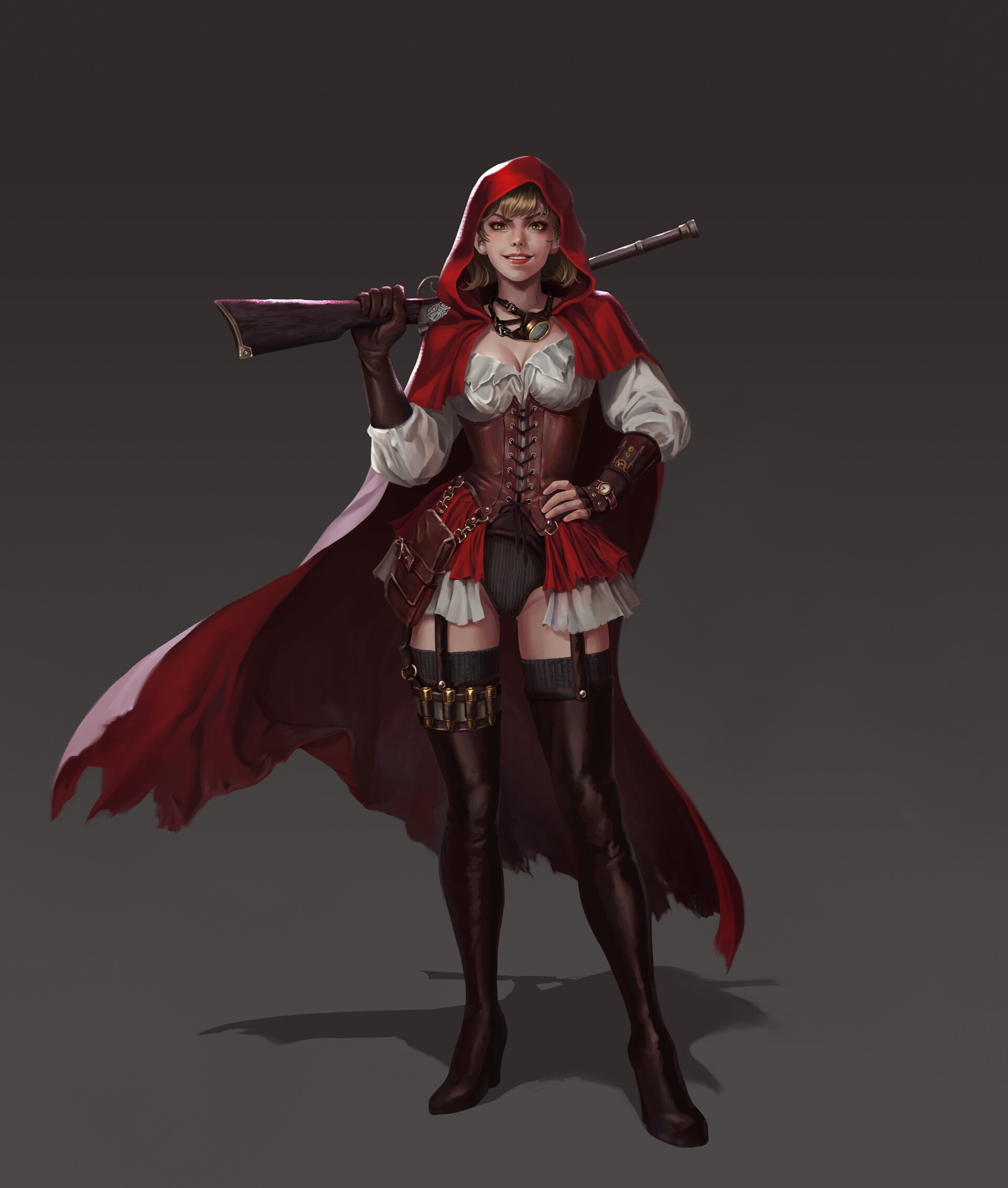 ArtStation - Red Riding Hood: Wolf Hunter