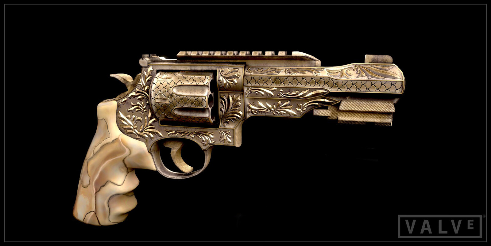 Ilya Danilov - R8 Revolver Acanthus Gold + grip variations (marble/wood ...