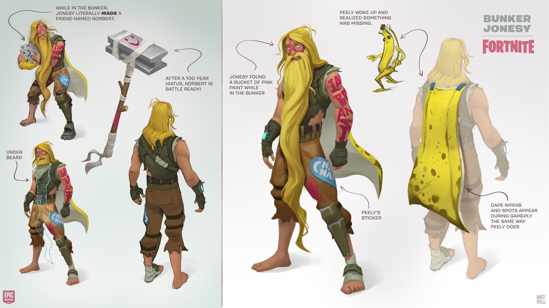 how to draw fortnite bunker jonesy