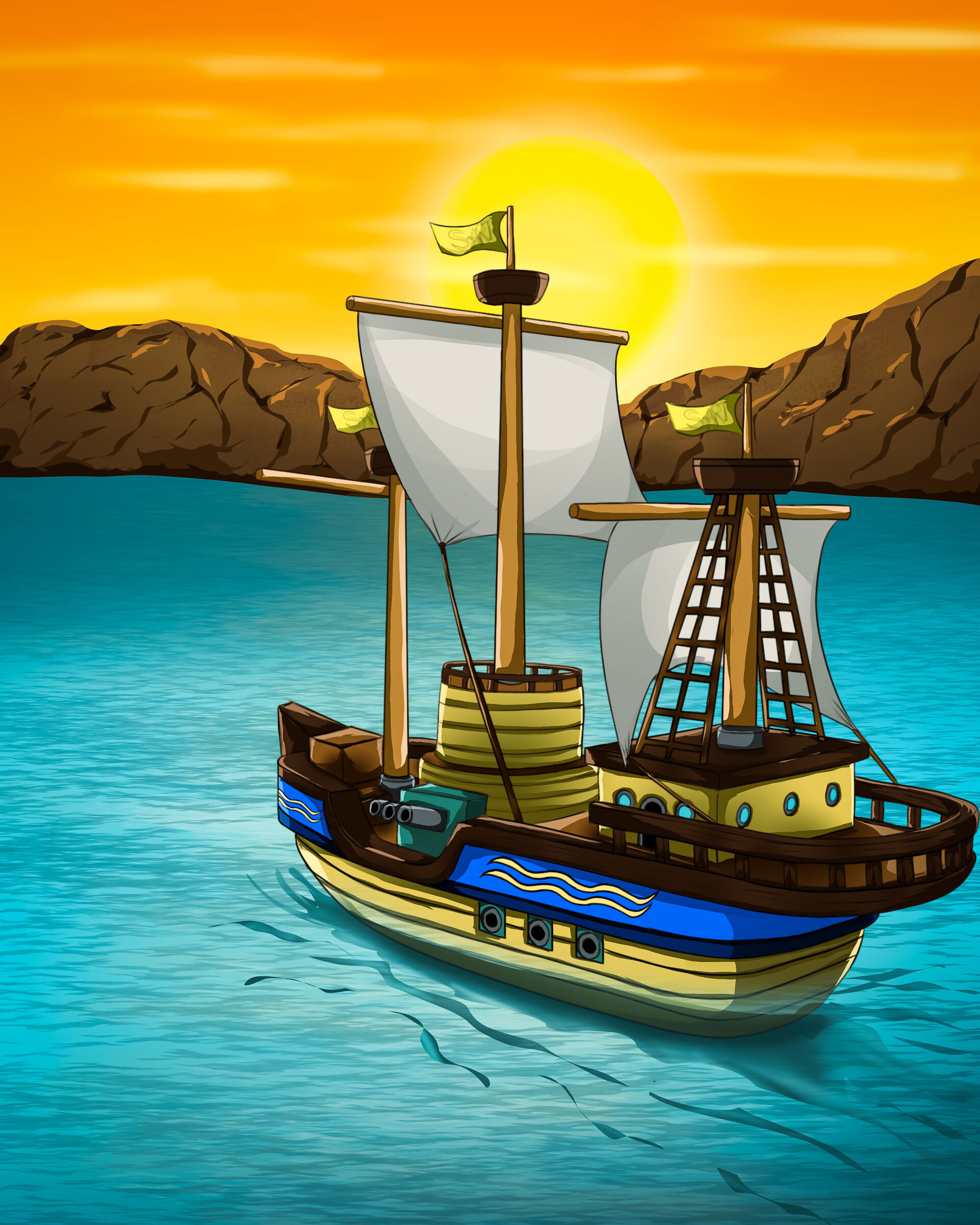 ArtStation - Ship concept art