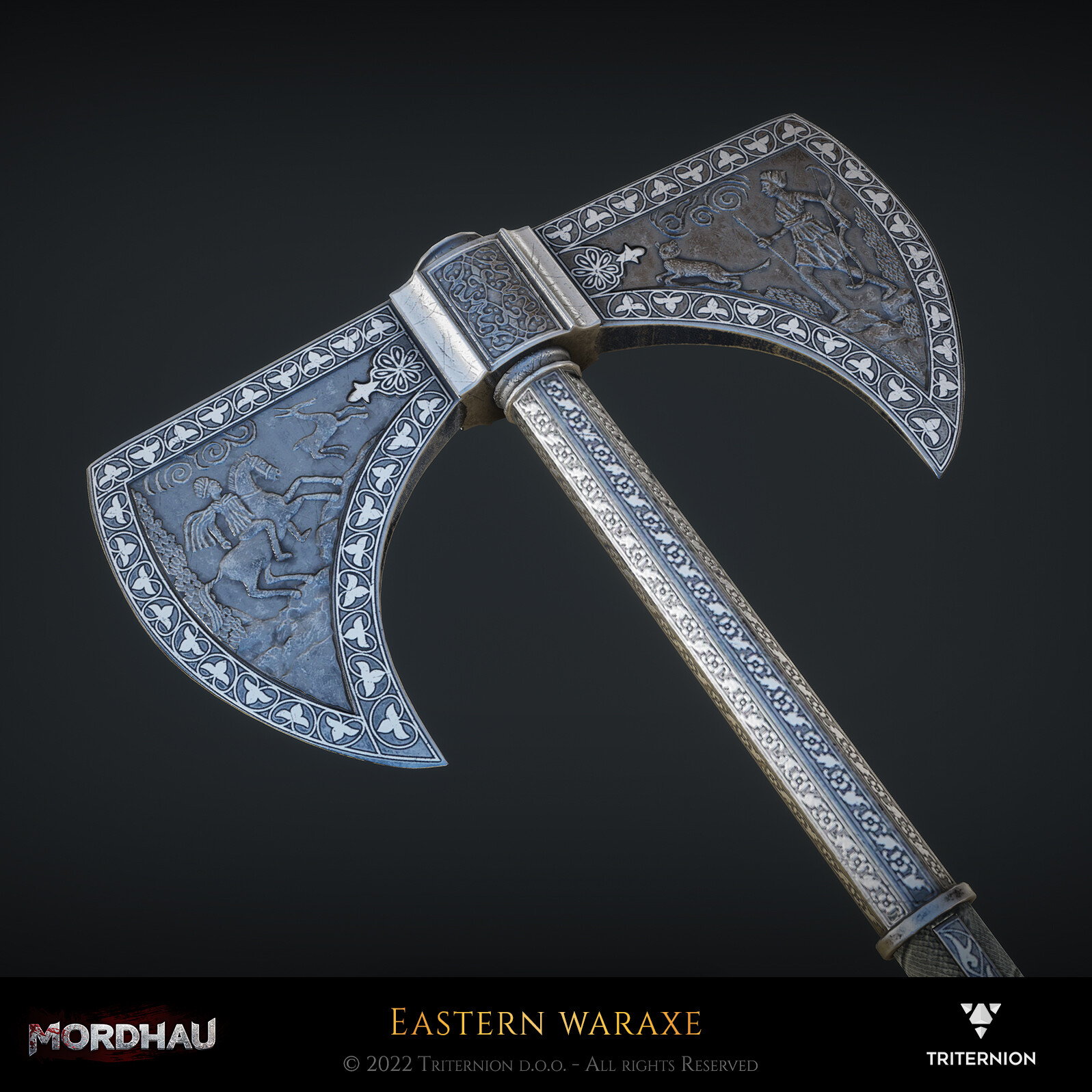 Uroš Babič - Mordhau - Eastern waraxe set
