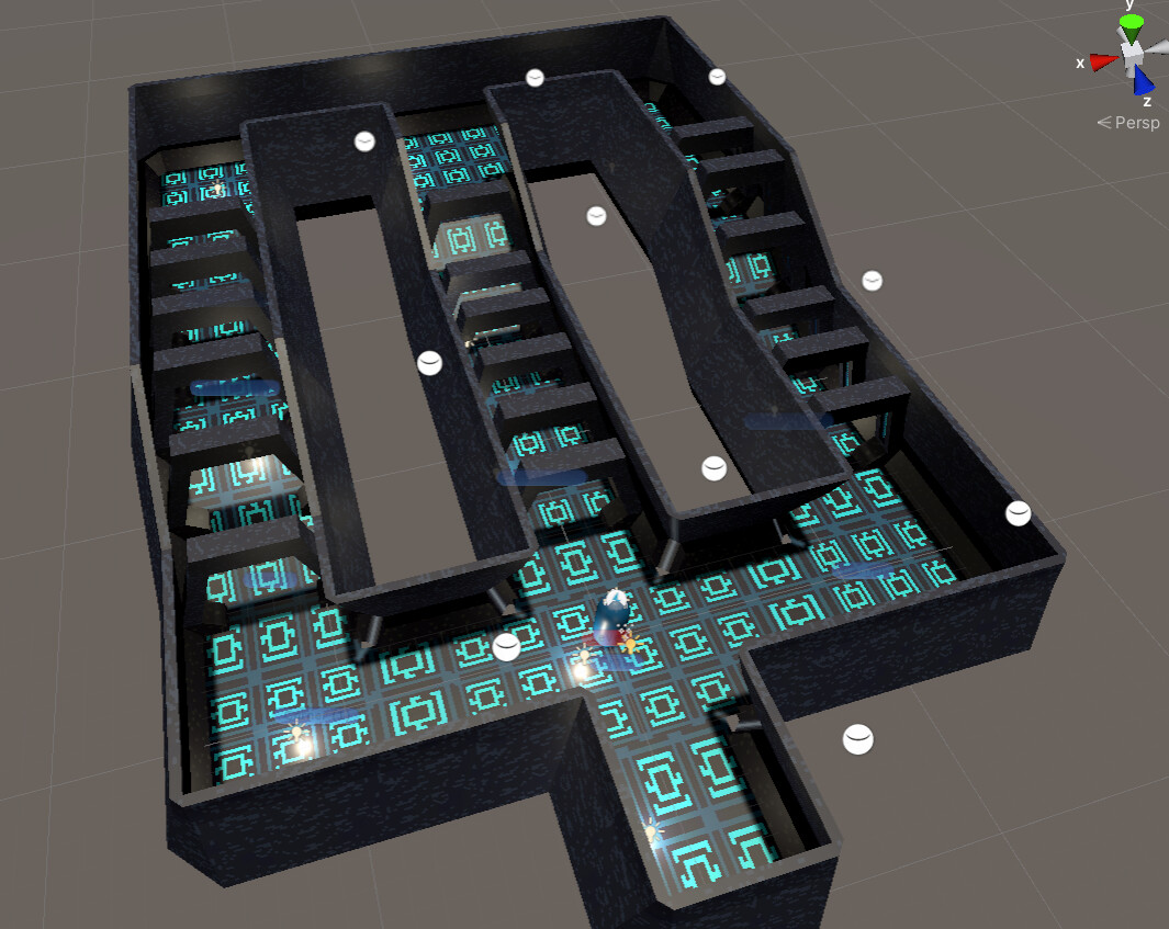 ArtStation - Hallway assets for sprite shooter