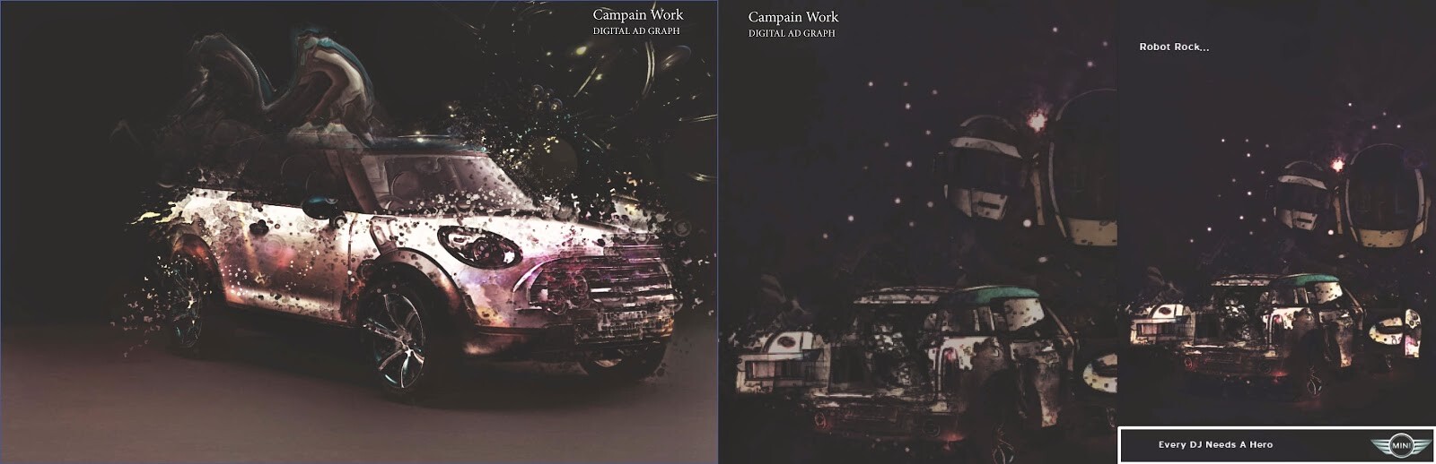 ArtStation - Mini Cooper Campaign part2