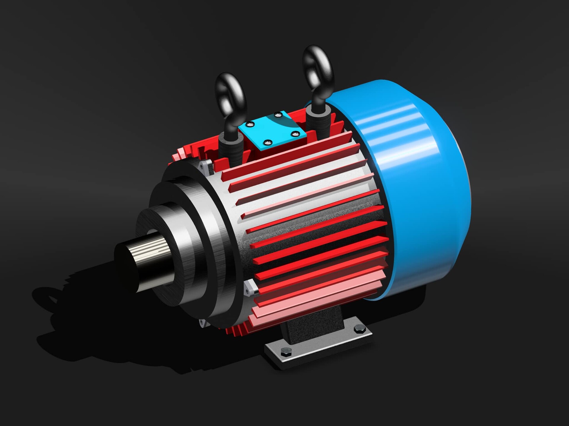 ArtStation - Motor using shaper 3d