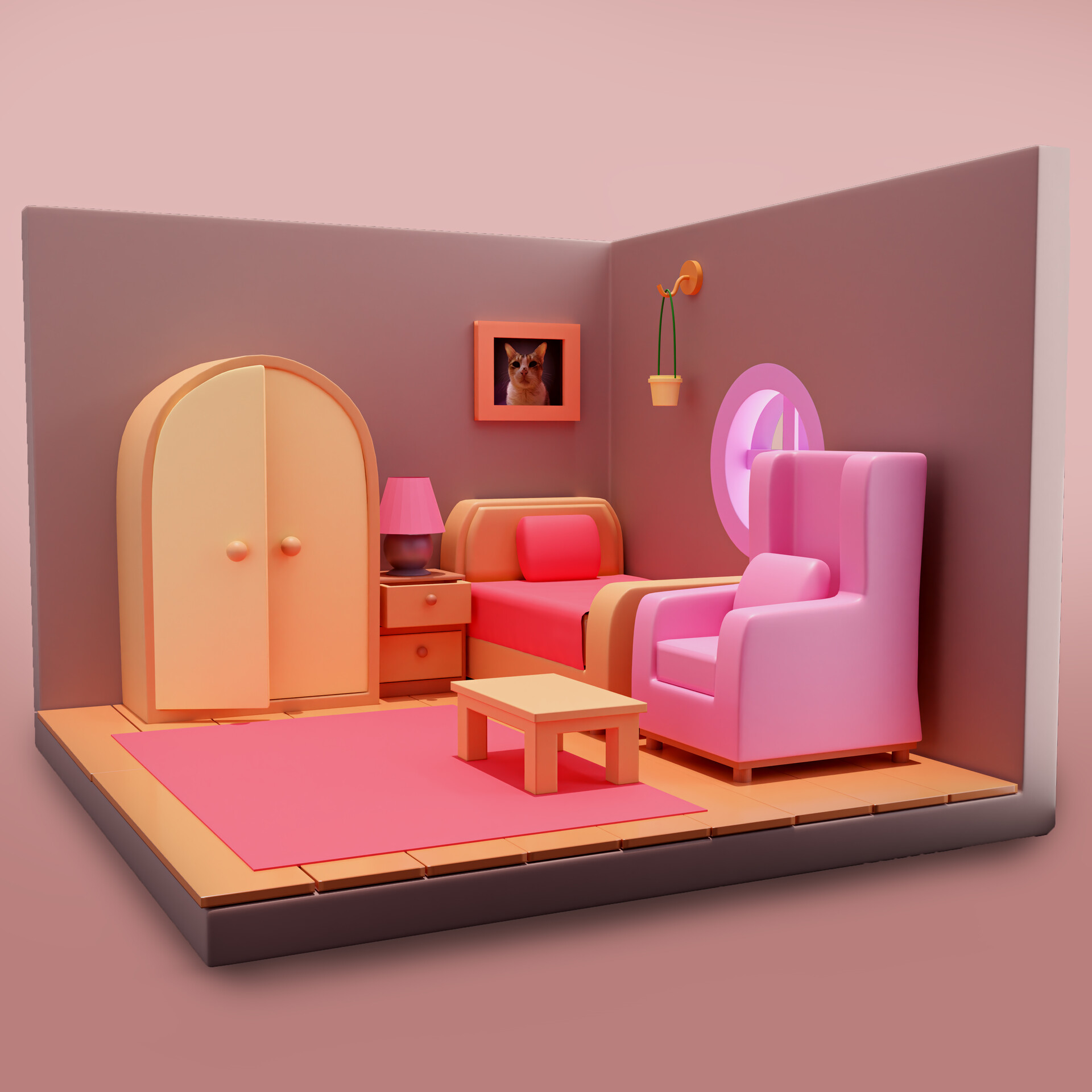 ArtStation - 3d Isometric Model