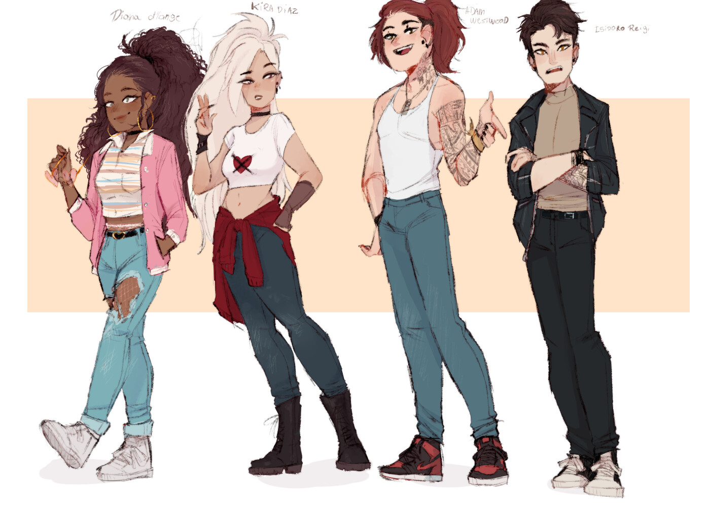 ArtStation - Redesign old oc's [Trying again project]