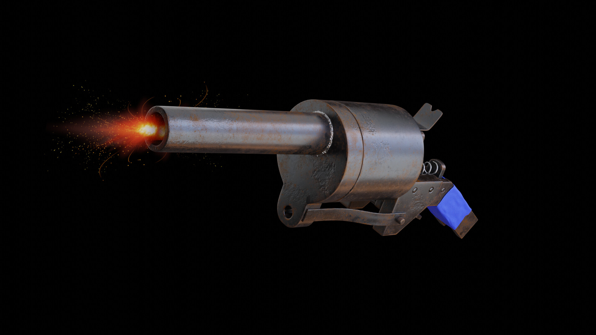 ArtStation - Rusted revolver