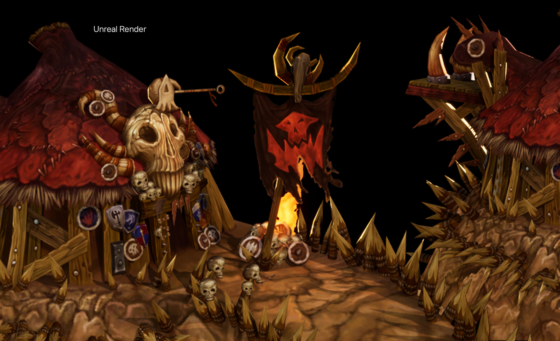 Solmi Mun - Warhammer house hand painted 3d modeling