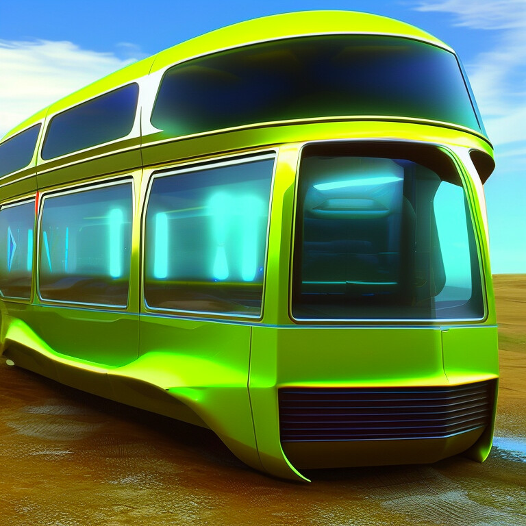 ArtStation - Futuristic microbus