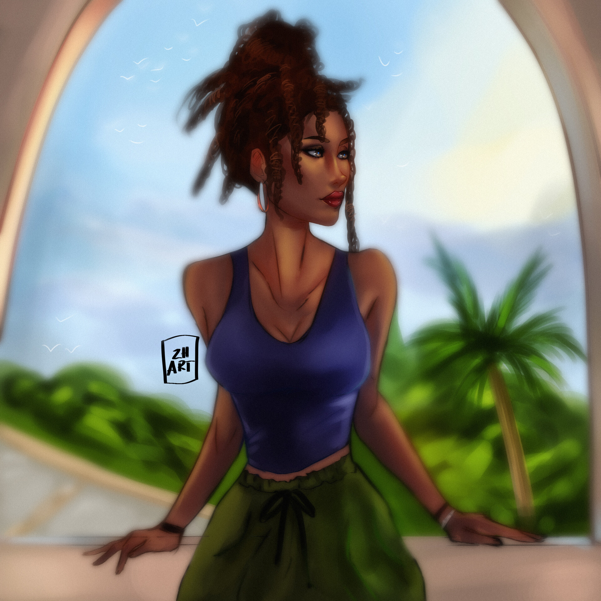 ArtStation - Sunny day