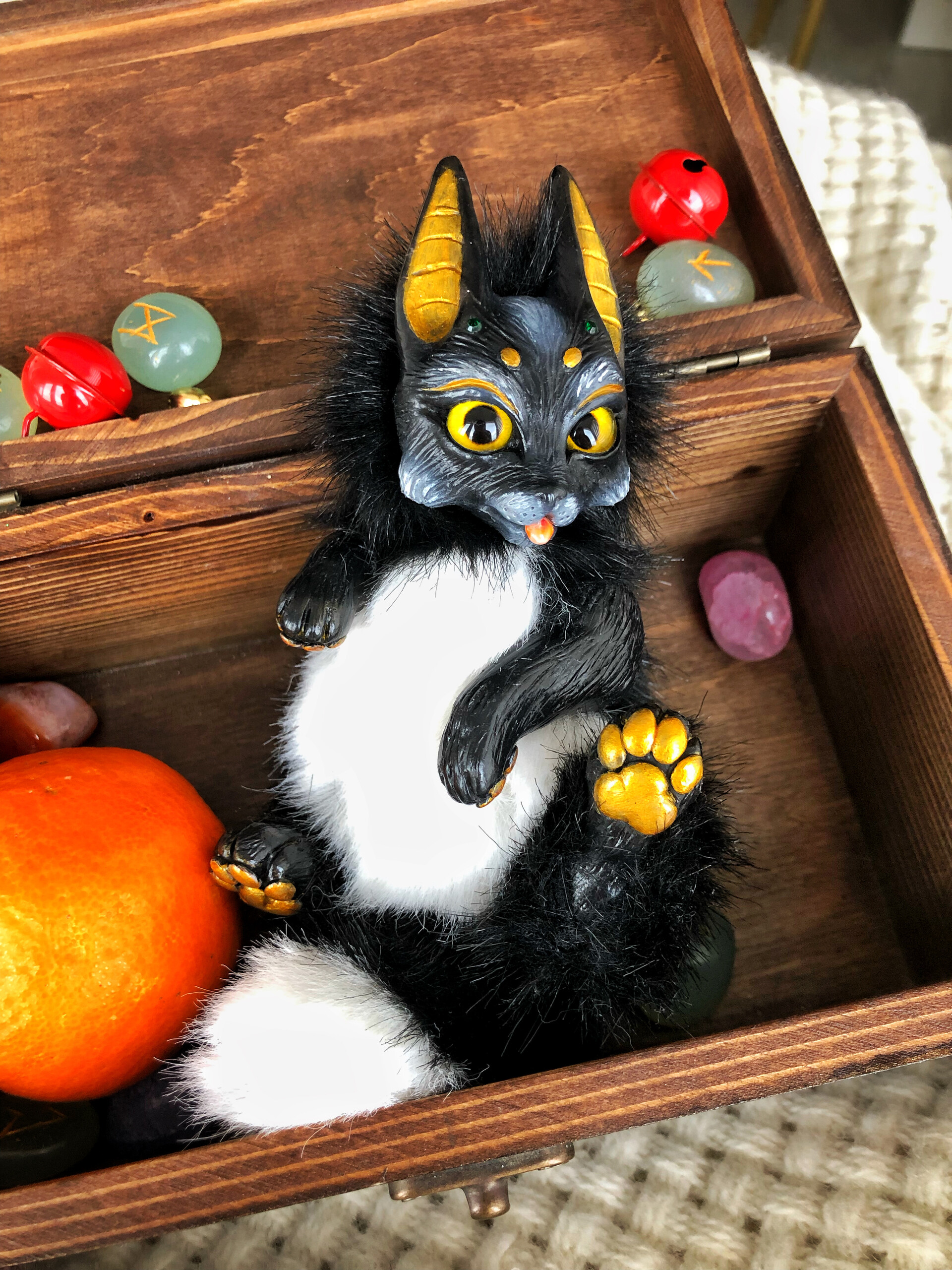 ArtStation - Little Anubis handmade toy 🧸