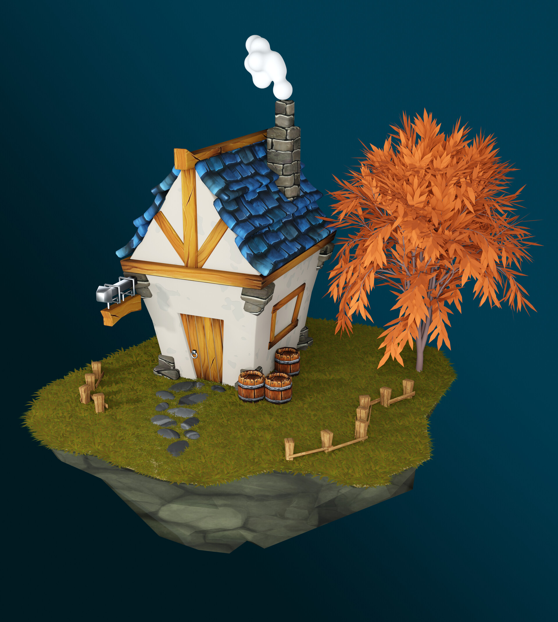 ArtStation - 3d House