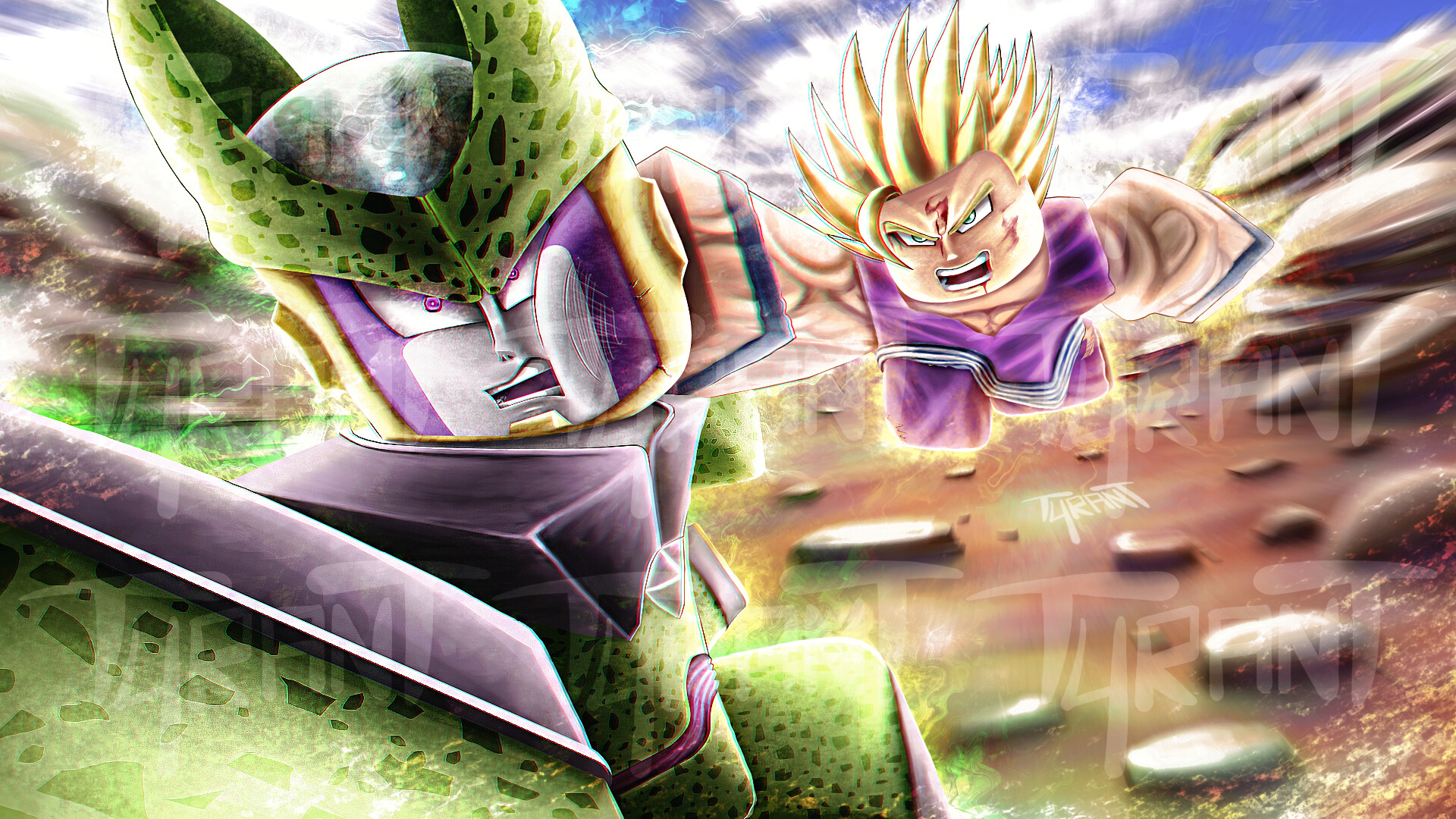 Gohan Ssj2 Vs Cell