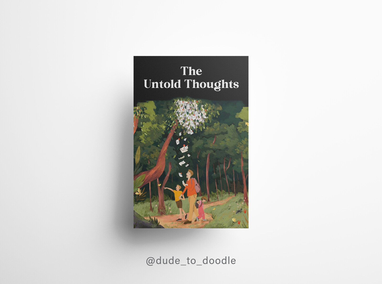 Raj Chourasiya - Untold Thoughts - Digital Illustration by Raj Chourasiya