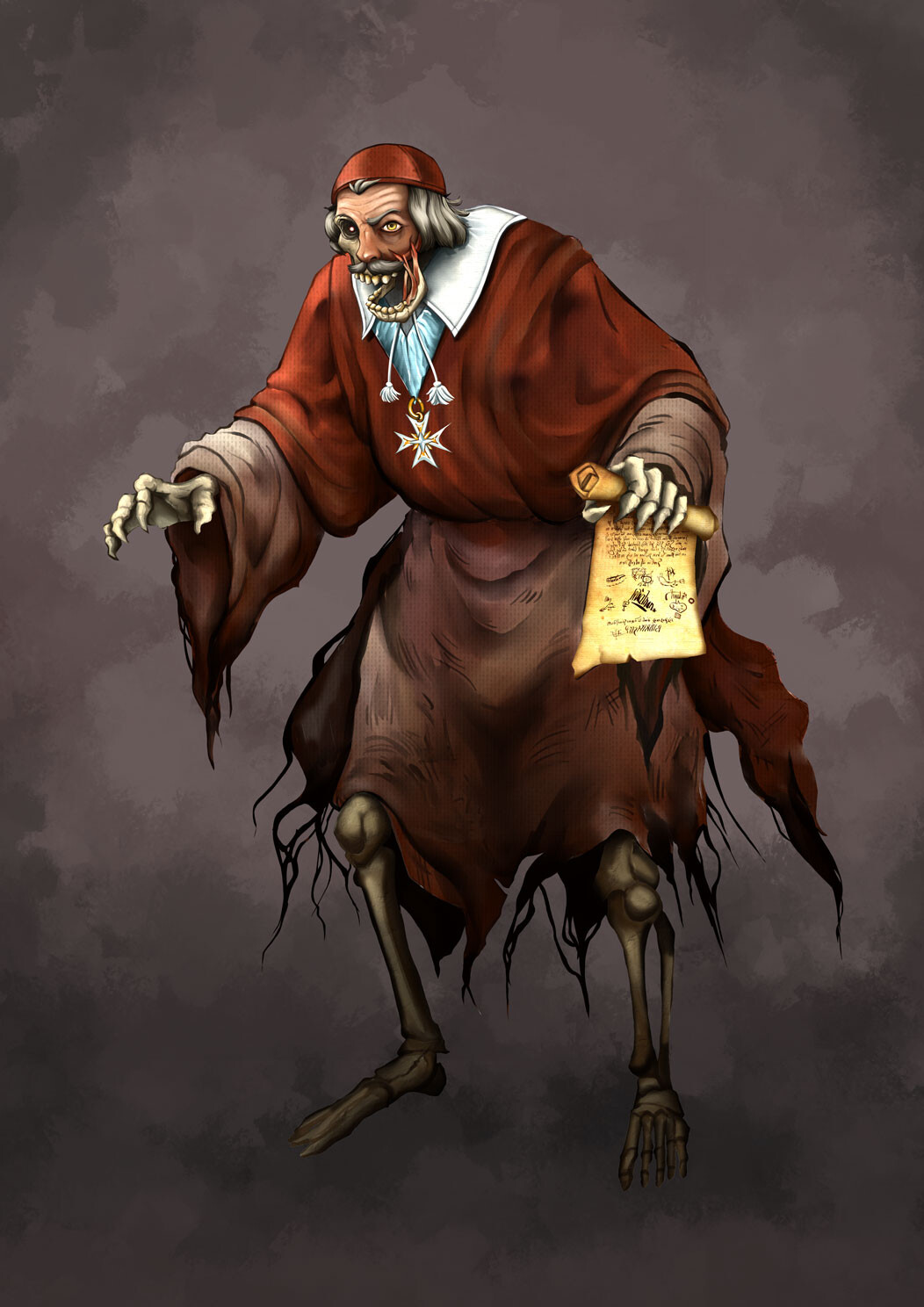 ArtStation - Urbain Grandier undead