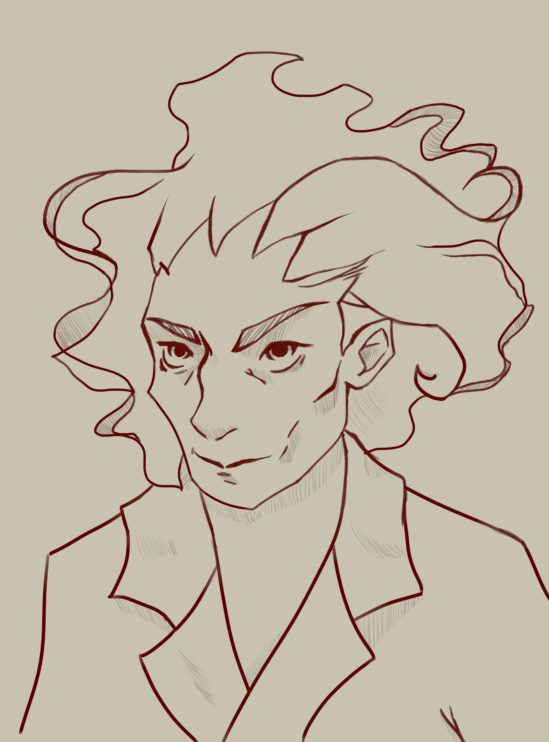 ArtStation - Red line guy