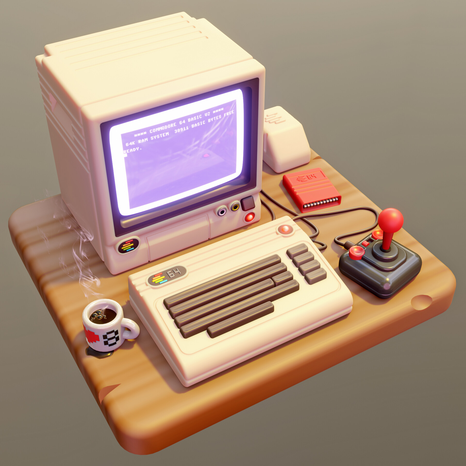 ArtStation - Stylized Computer