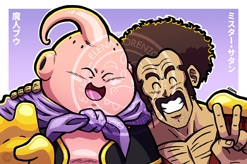 ArtStation - Majin Buu & Mr. Satan