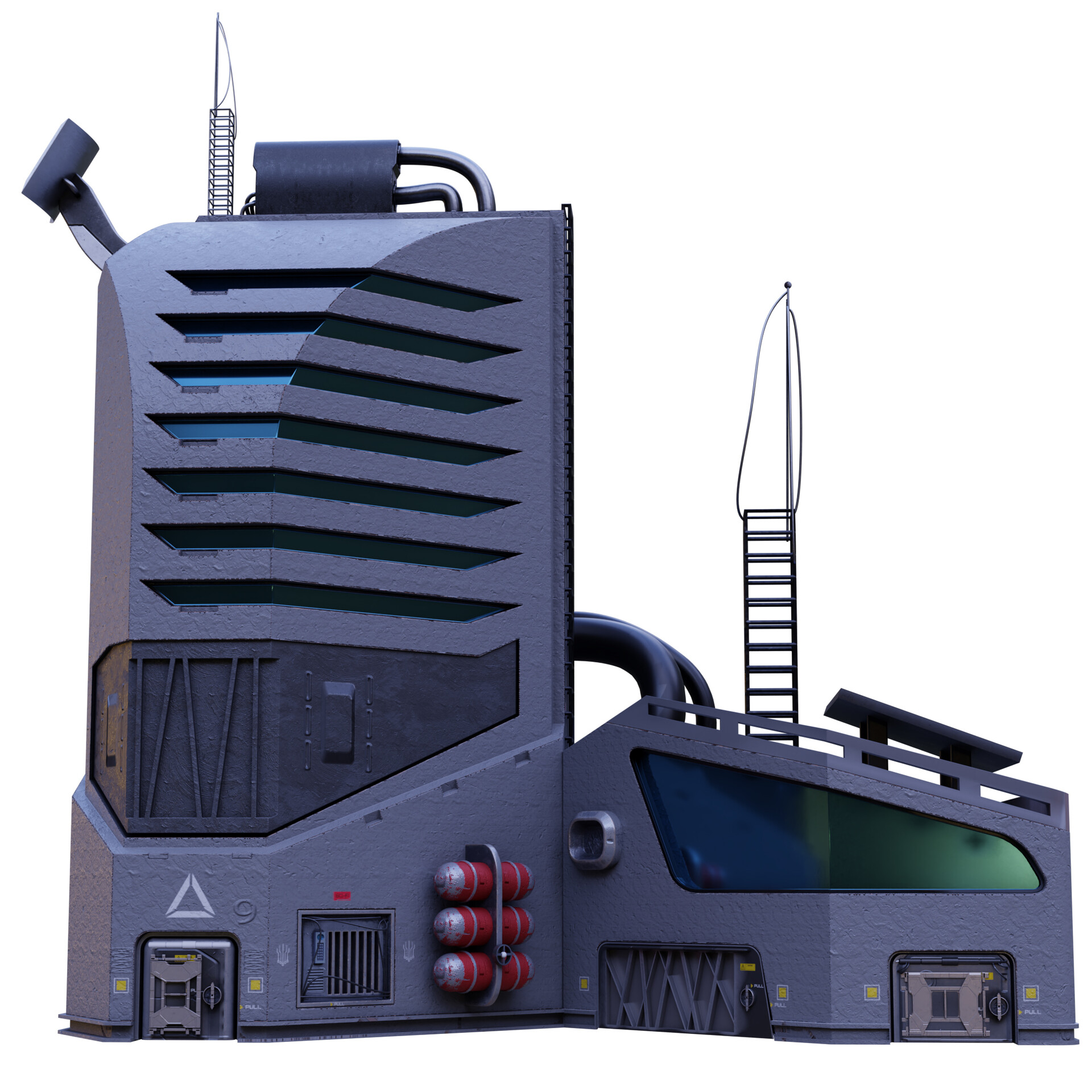 ArtStation - Sci-Fi pumpstation