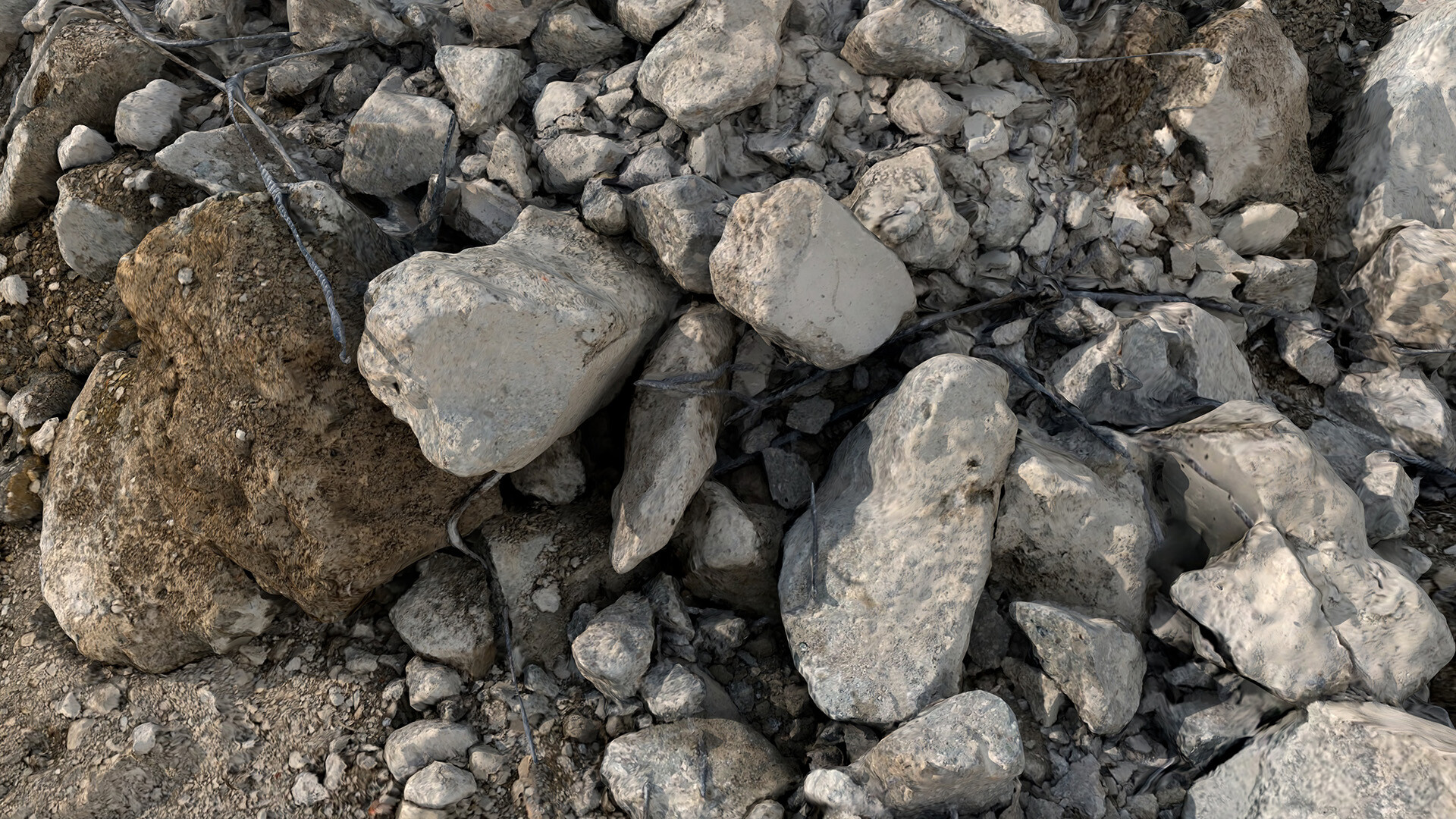 revolt3d - Gravel Rock Pile 03