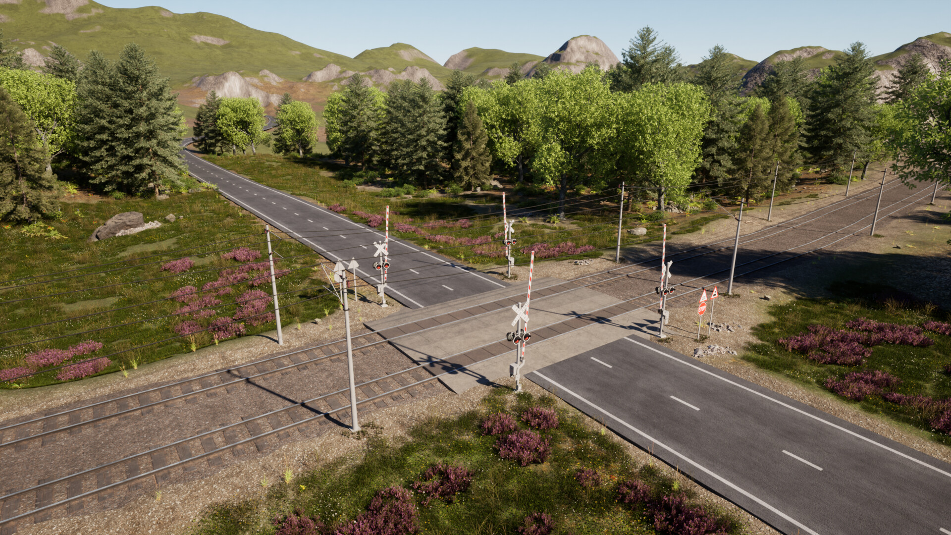 Burak YALIN - Railroad Crossing Props