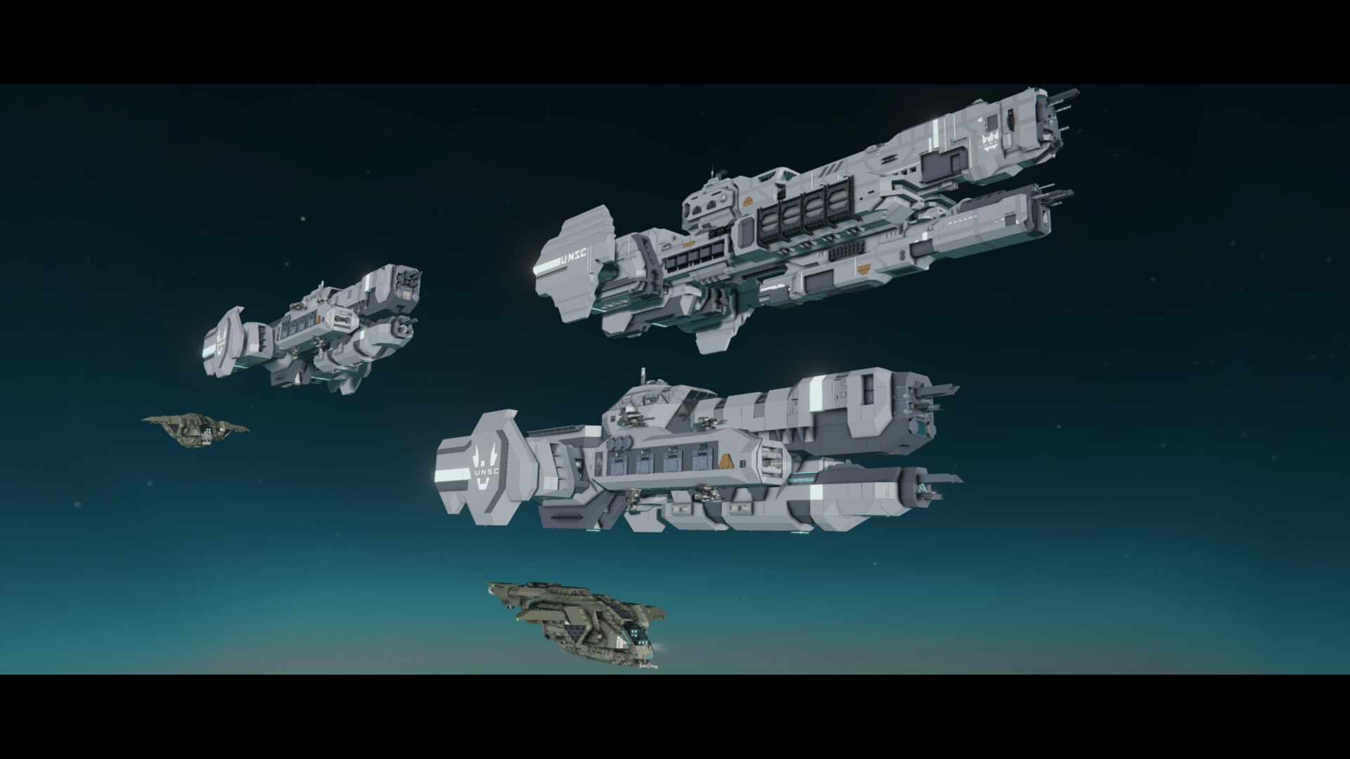 ZEO CMF - UNSC "Vorpal Blade" Palomino-class Corvette FS-042